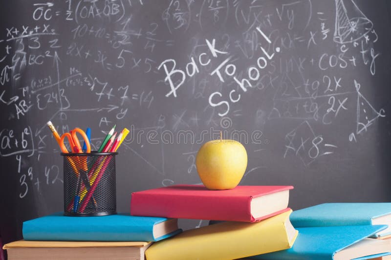 School books stock image. Image of pencil, lecture, black - 24623777