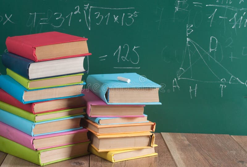 School books stock image. Image of pencil, lecture, black - 24623777