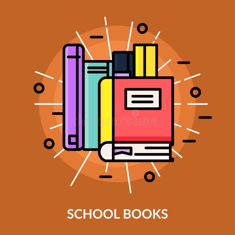 School Books Isometric Icon Set Stock Vector - Illustration of learning ...