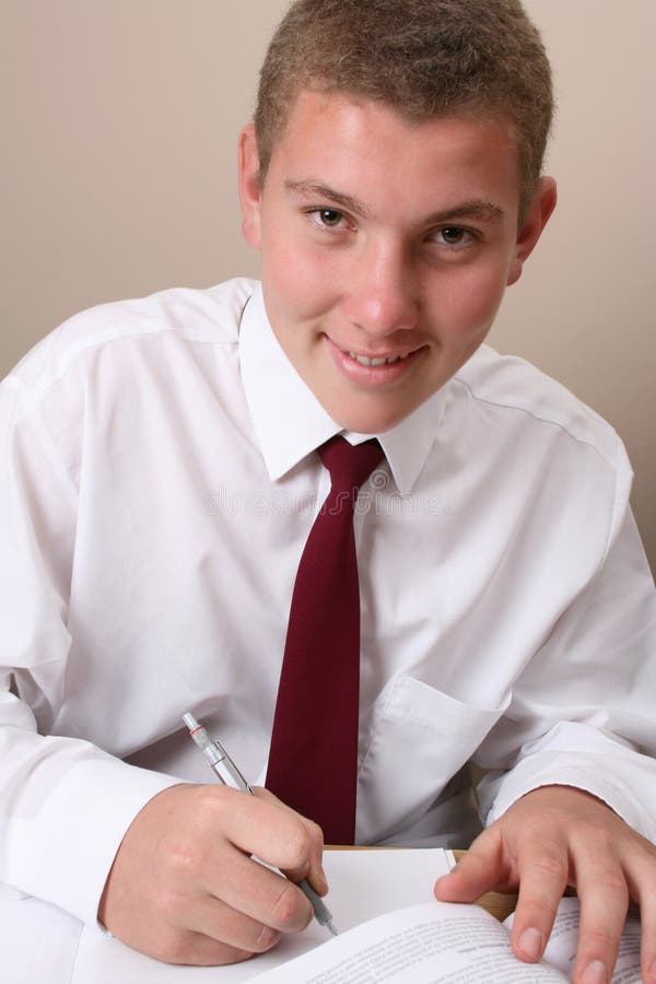 School boy stock photo. Image of uniform, indoors, scholar - 22948060