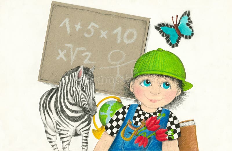 School boy learning stock illustration. Illustration of isolated - 33170529