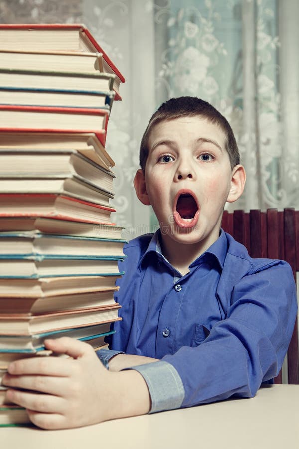 School boy stock photo. Image of little, schoolboy, stress - 50568680