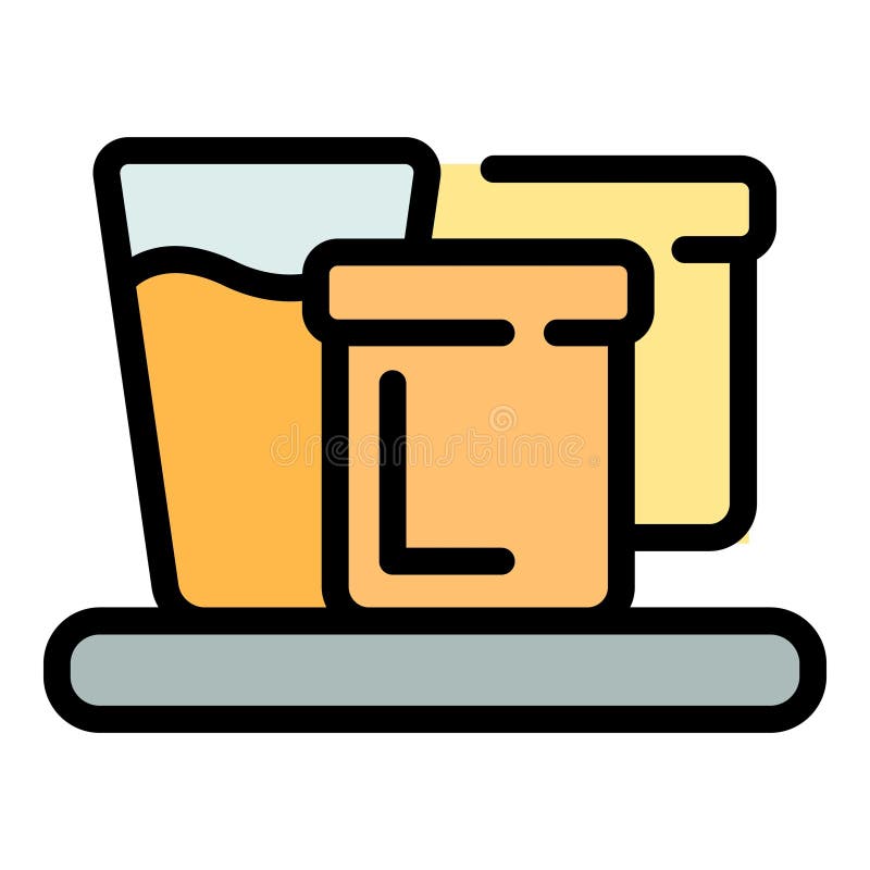 School Breakfast Green Pear Icon, Cartoon Style Stock Vector ...