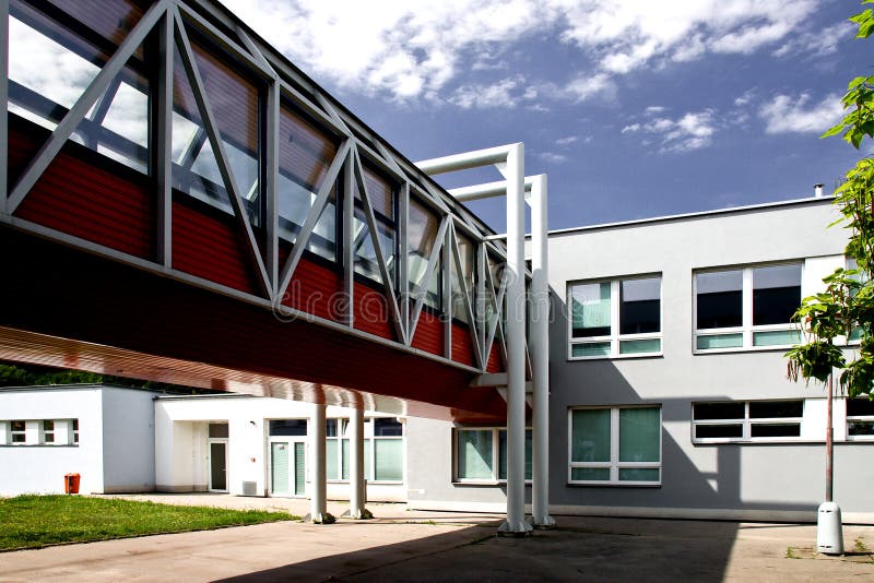 School building stock image. Image of skies, windows - 26682133
