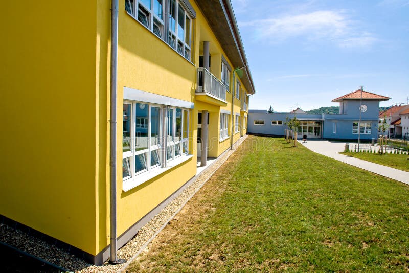 School building stock photo. Image of building, architecture - 26682272