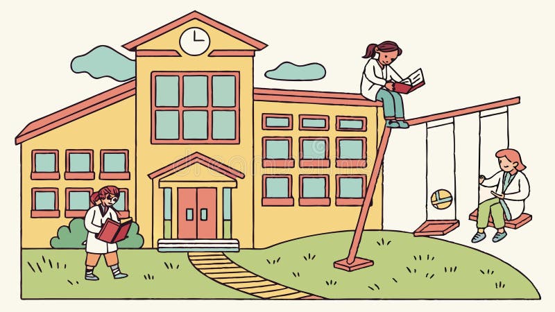 School Building, Children Climbing, Engaging Learning Environment ...