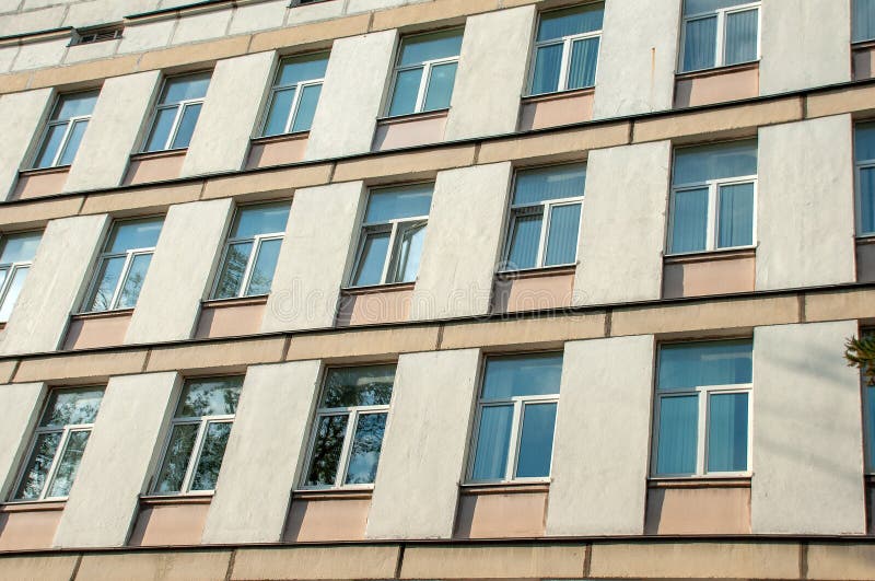 The School Building in the City is Quarantined with Empty Abandoned ...