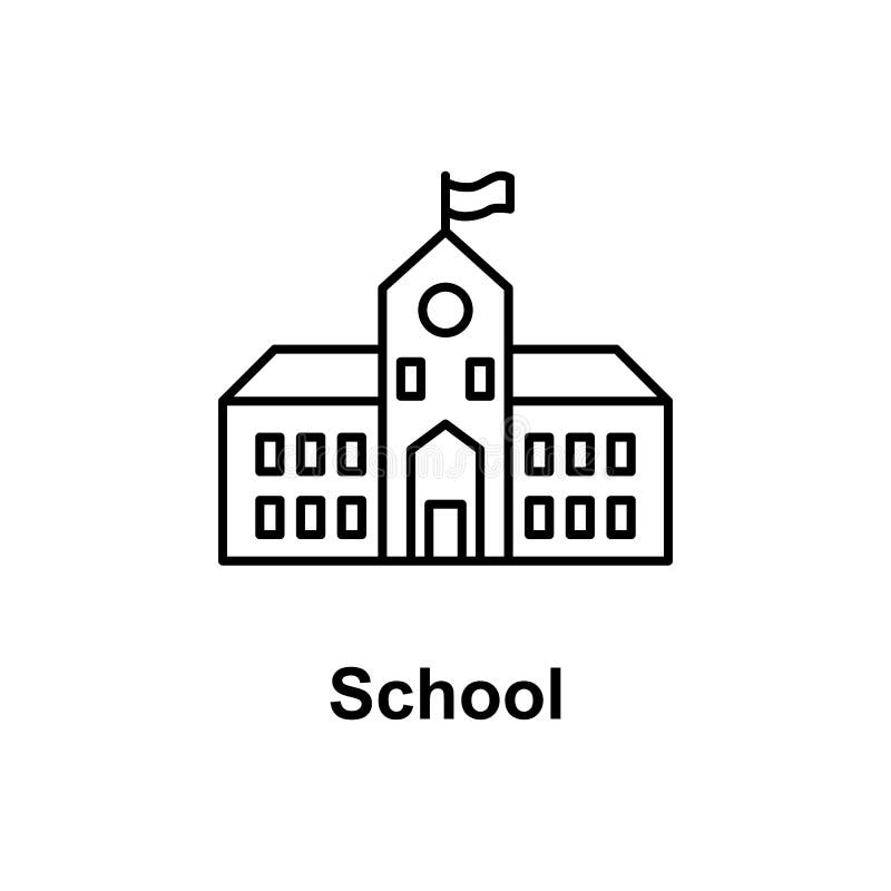 School Building Icon. Element of School Icon for Mobile Concept and Web ...