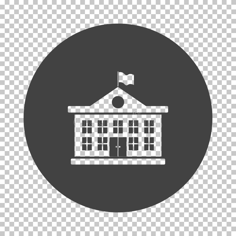 School building icon stock vector. Illustration of sign - 145279620