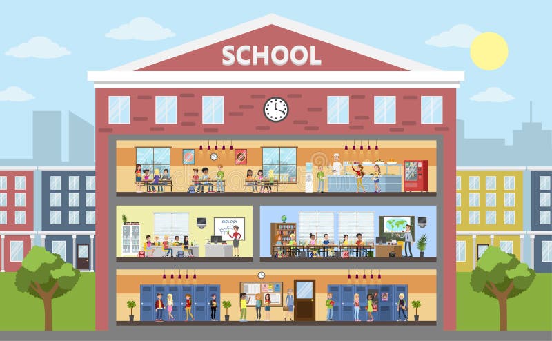 School Dining Hall Stock Illustrations – 572 School Dining Hall Stock ...