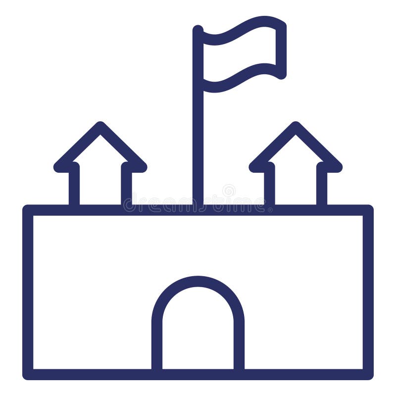 School Building Isolated Isolated Vector Icon Easily Editable Easily ...