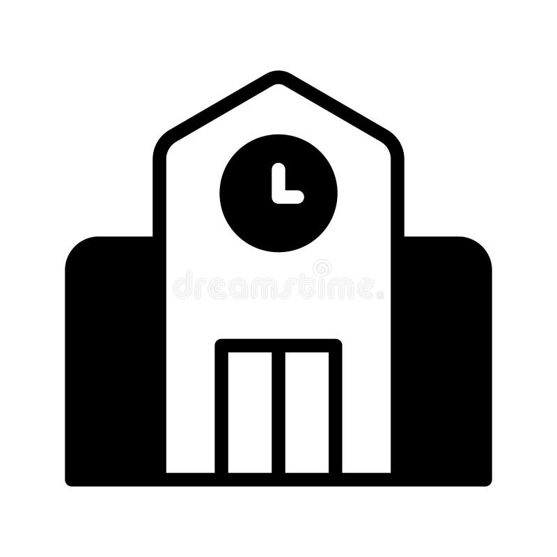 School Building stock vector. Illustration of educational - 333986563