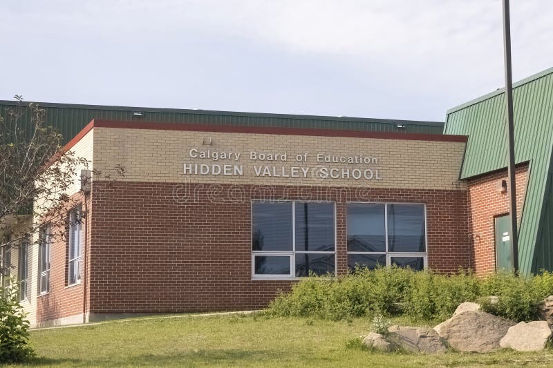 A School Building with the Text: Calgary Board of Education HIDDEN ...