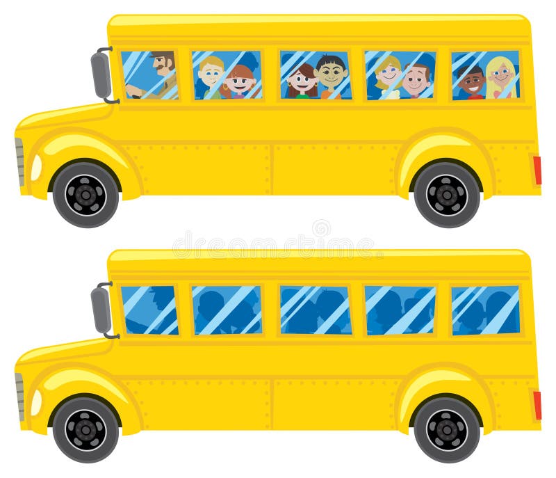 Cartoon School Bus Stock Illustrations – 16,311 Cartoon School Bus ...