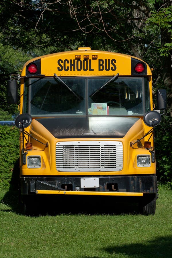 School bus stock image. Image of delivery, isolated, headlight - 15383779