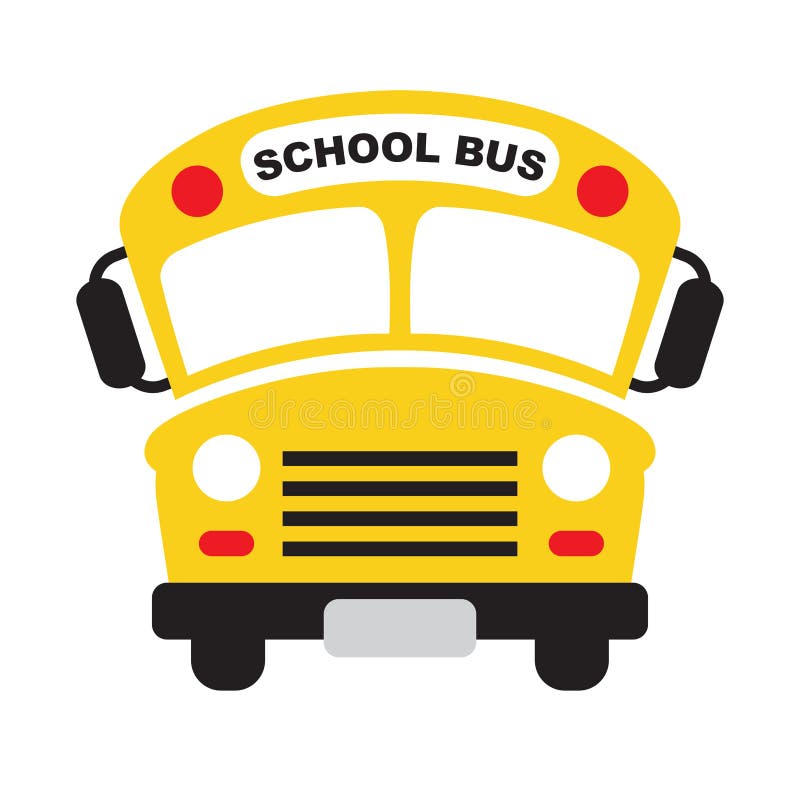 Front School Bus Vector