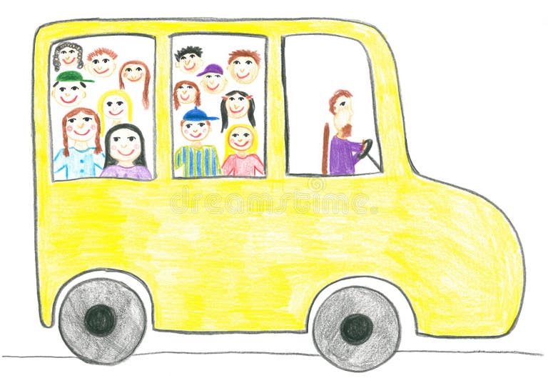 School Bus Painting Stock Illustrations – 1,277 School Bus Painting ...