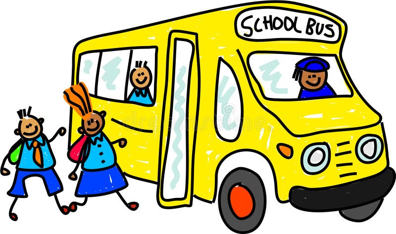 Catch The Bus Clipart