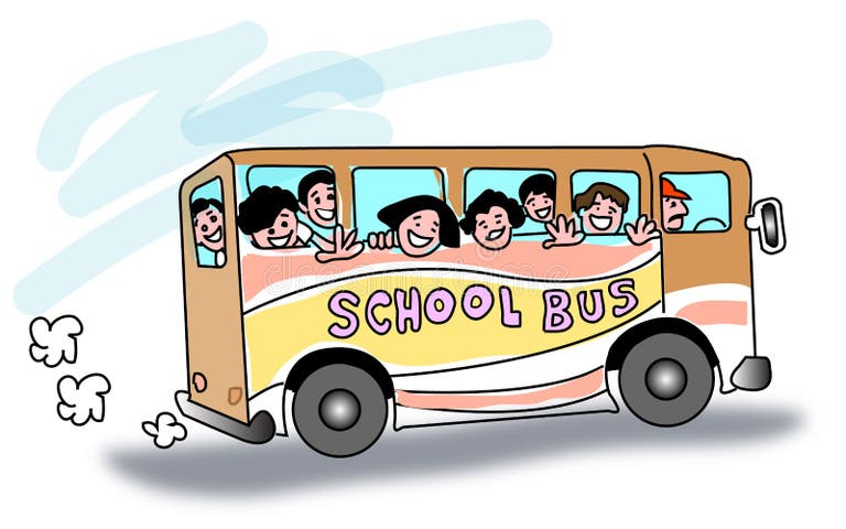 School Bus Painting Stock Illustrations – 1,277 School Bus Painting ...