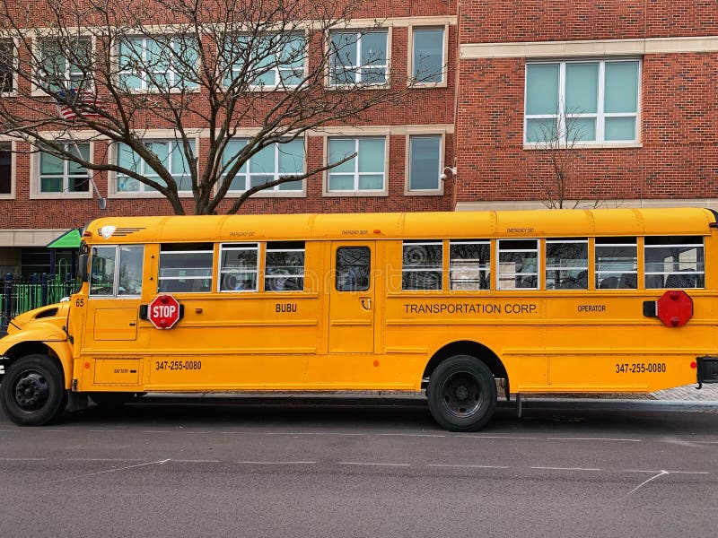 School Bus in America - Image Stock Image - Image of school, yellow ...