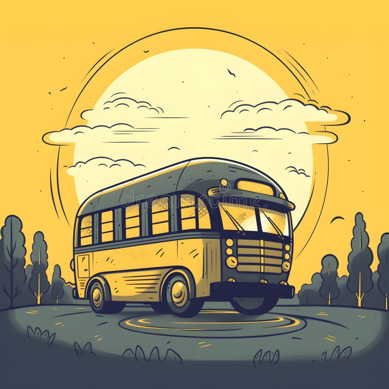 Coming Bus Stock Illustrations – 86 Coming Bus Stock Illustrations ...