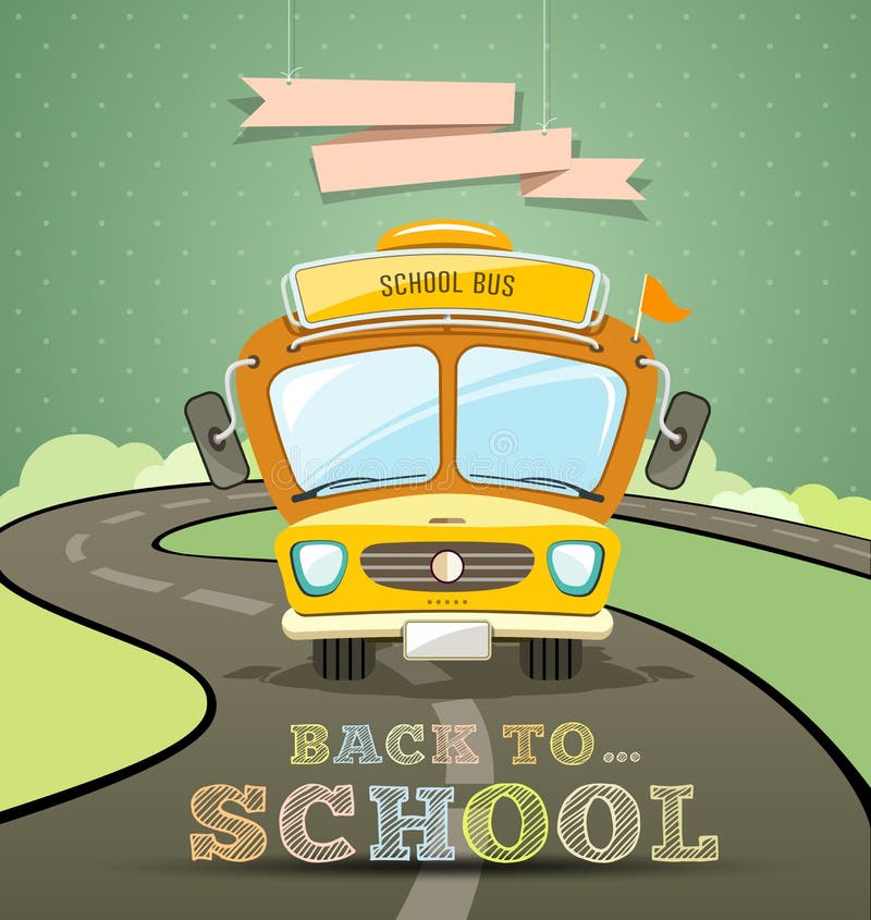 School Bus Cover Design Stock Illustrations – 391 School Bus Cover ...
