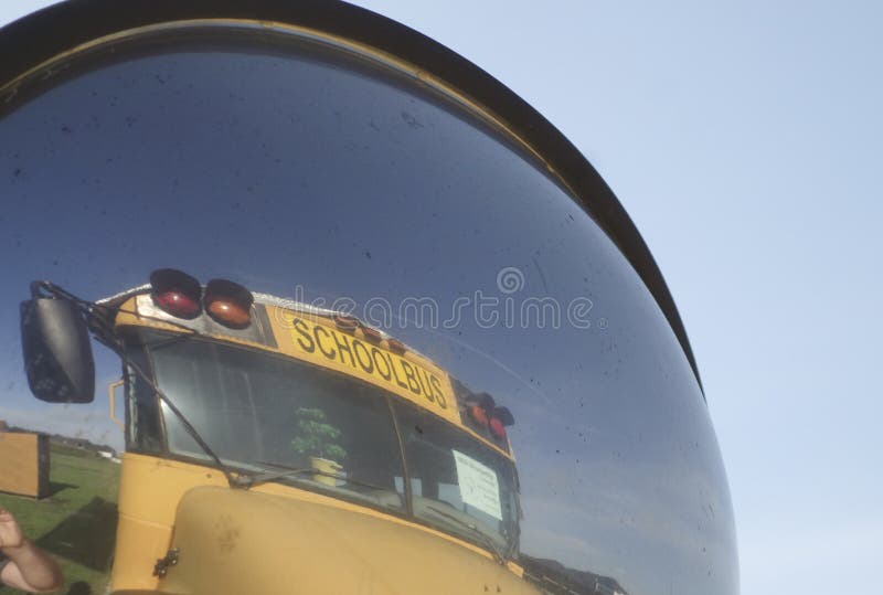 School Bus for Driving Schoolchildren Safely To School Stock Photo ...