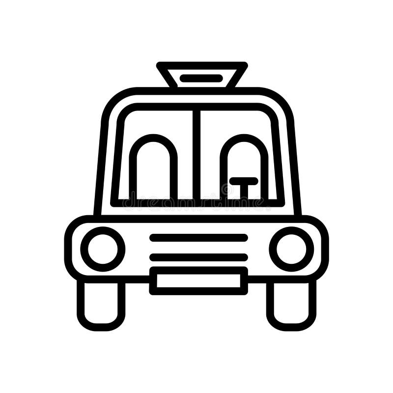 School Bus Empty Icon Vector Isolated on White Background, School Bus ...