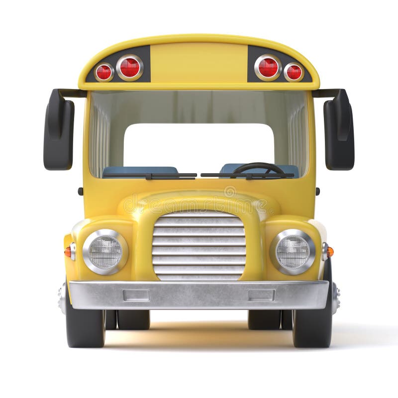 School Bus Front View