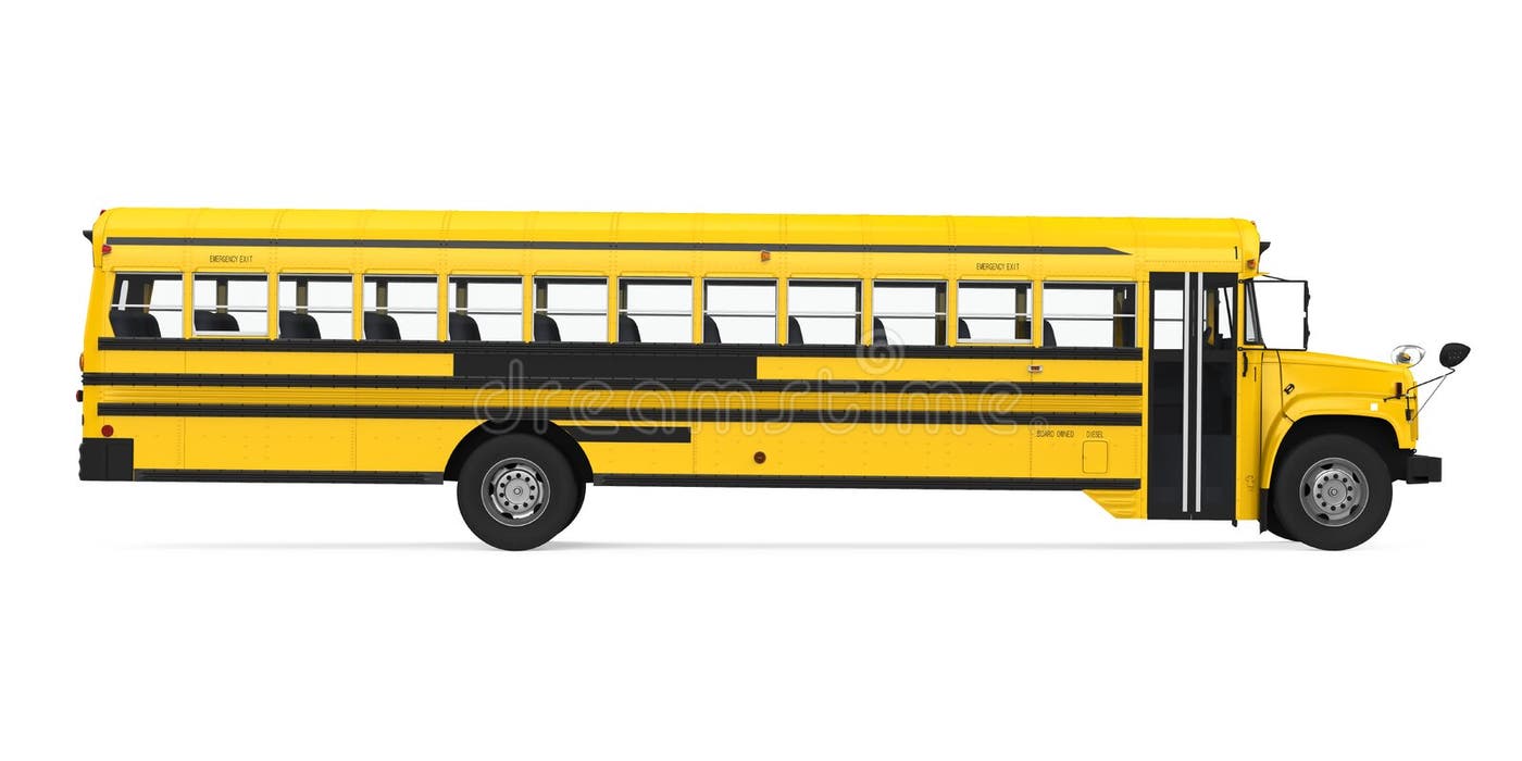 School Bus Side Front Back Stock Illustrations – 397 School Bus Side ...