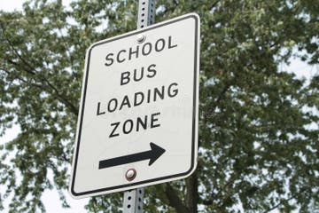 Road Sign School Bus Zone Stock Photos - Free & Royalty-Free Stock ...
