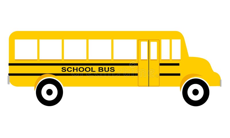 School Bus Side View Clipart