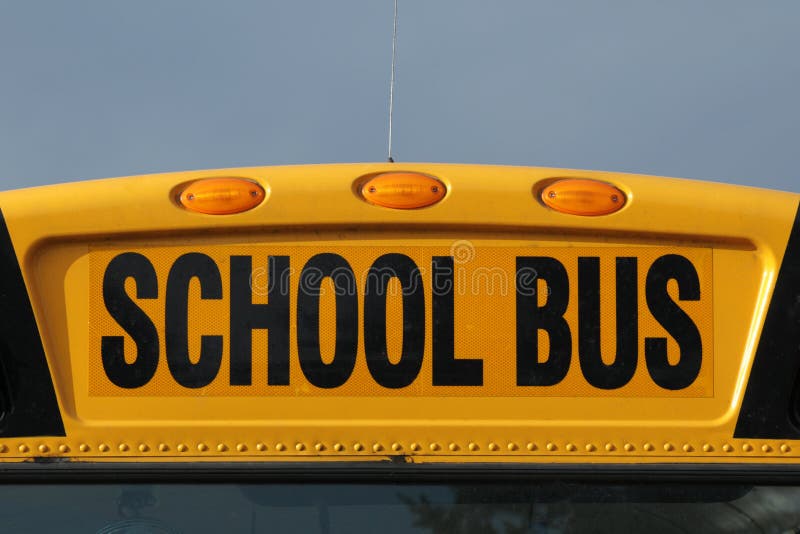 School Bus Sign stock photo. Image of black, transport - 11519348