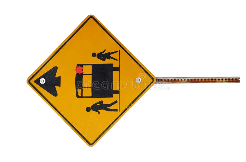 School bus Sign stock photo. Image of sign, children - 13550342