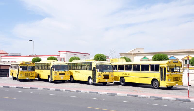 School Bus station stock photo. Image of asphalt, transportation - 19779488