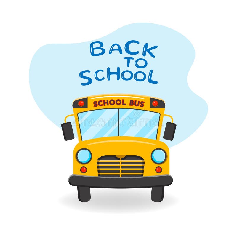 School Bus. of School Theme Stock Vector - Illustration of happy ...