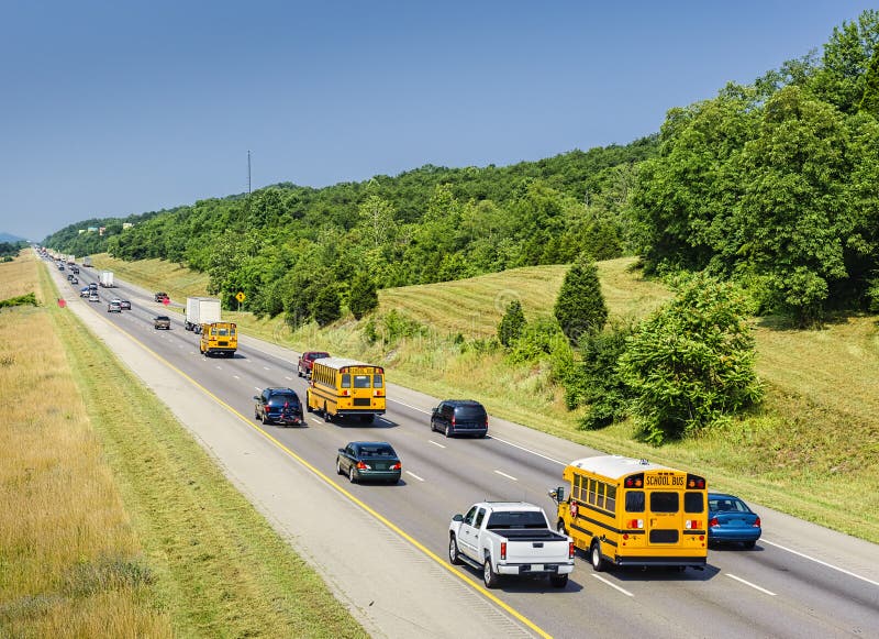 Multiple School Buses Stock Photos - Free & Royalty-Free Stock Photos ...