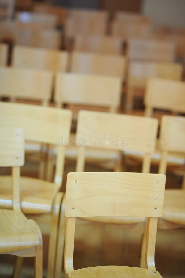 School chairs stock photo. Image of classroom, chairs - 43407294
