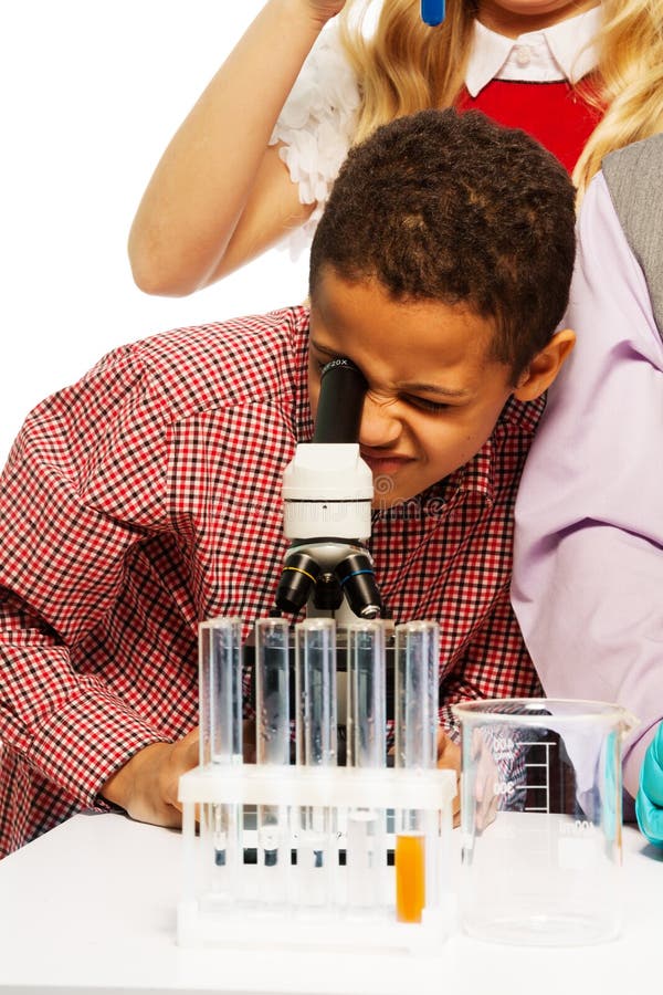 School chemistry research stock photo. Image of microscope - 28967992