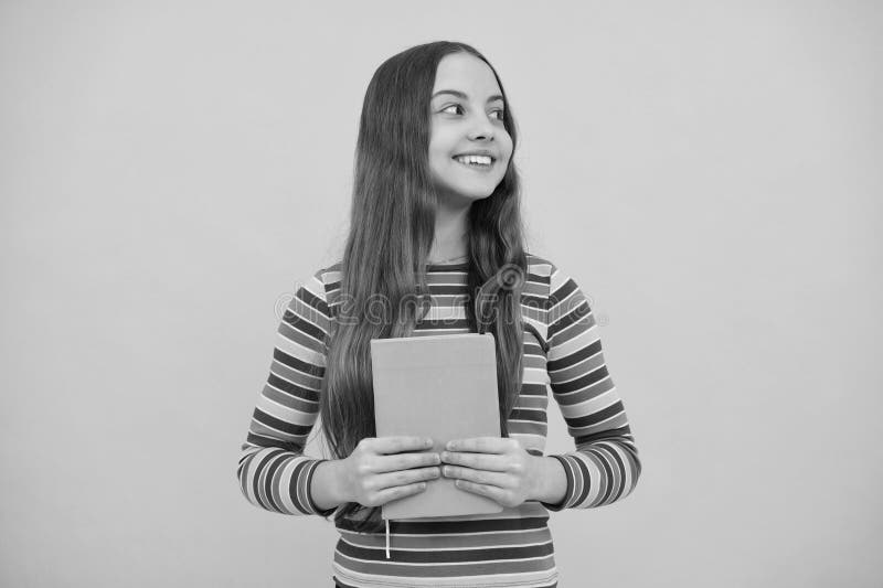 School Child with Book. Learning and Education. Stock Photo - Image of ...