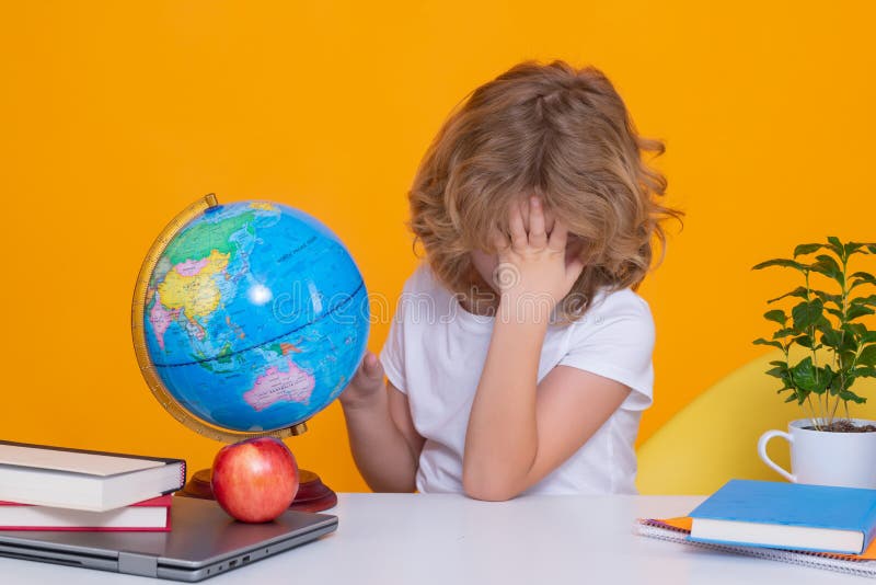 School Child Student Learning in Class, Study English Language at ...