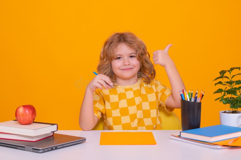 School Child Student Learning in Class, Study English Language at ...