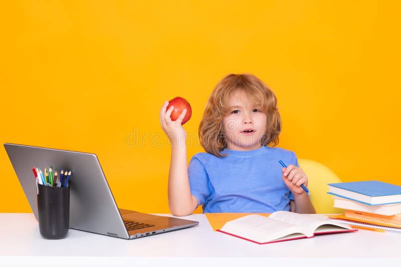 School Child Student Learning in Class, Study English Language at ...
