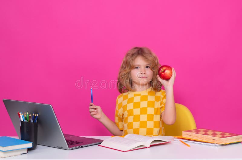 School Child Student Learning in Class, Study English Language at ...