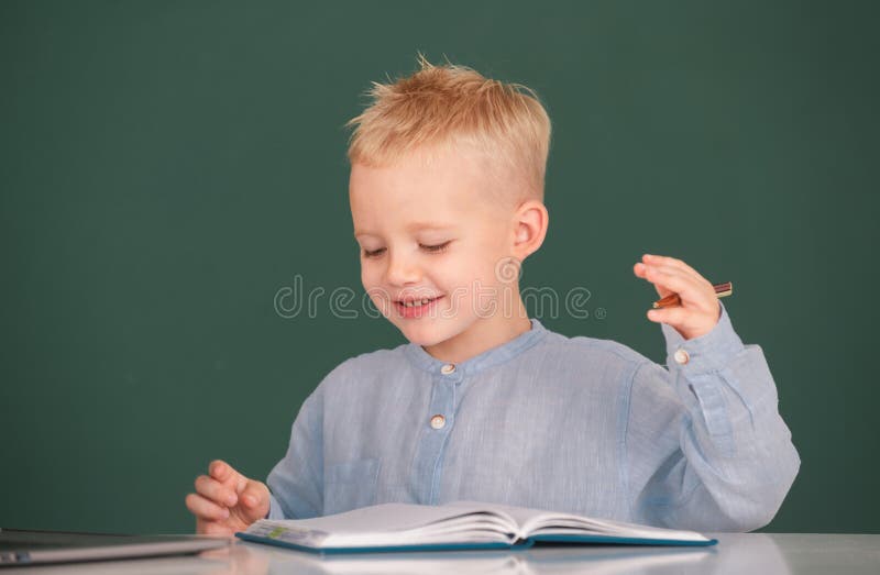 School Child Student Learning in Class, Study English Language at ...