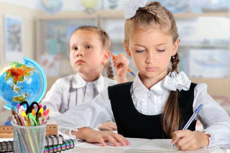 School Children in a Classroom Stock Photo - Image of study, schoolkid ...