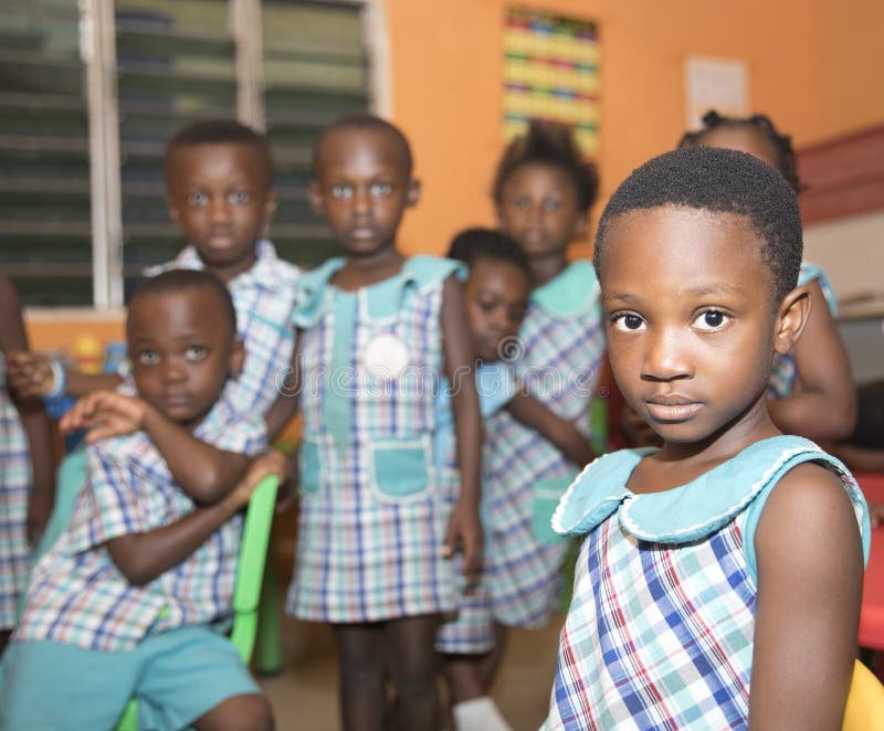School Children from Ghana, West Africa Editorial Stock Image - Image ...