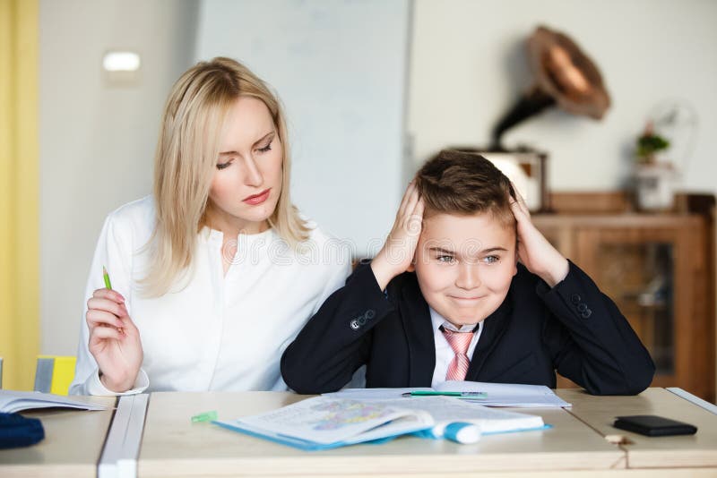 School. Children Learn in School. Training Students Stock Image - Image ...