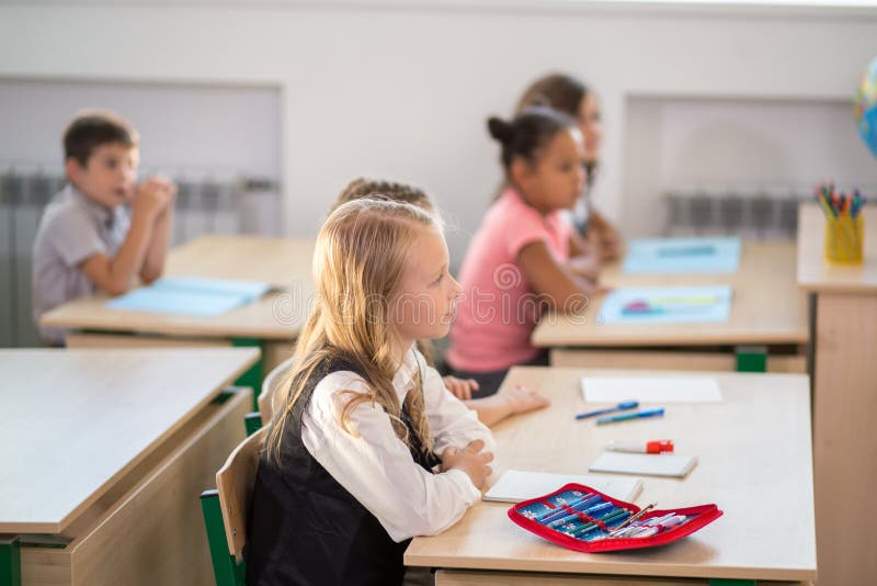 Children Participating in Dance Class with Teacher Stock Image - Image ...