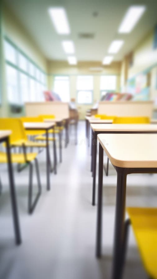 School Class Background. Illustration AI Generative Stock Illustration ...
